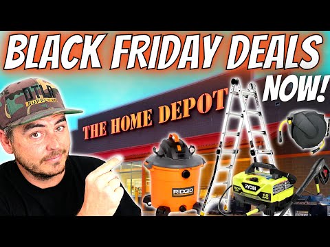 BLACK FRIDAY DEALS AT HOME DEPOT! Available Now!