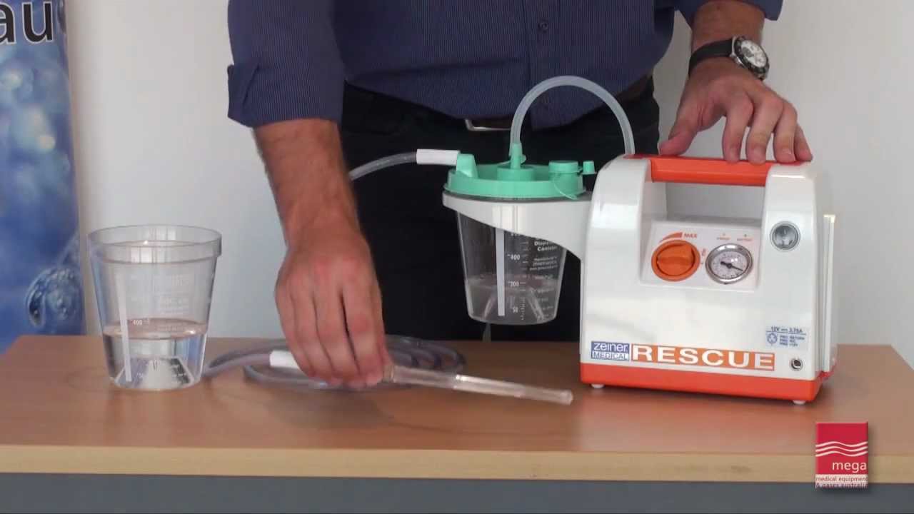 Operating a Portable Suction Pump - Demonstration