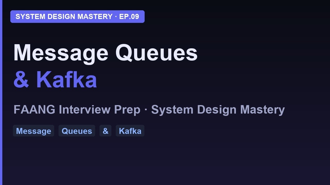 Message Queues & Kafka Explained | System Design Mastery Ep.9
