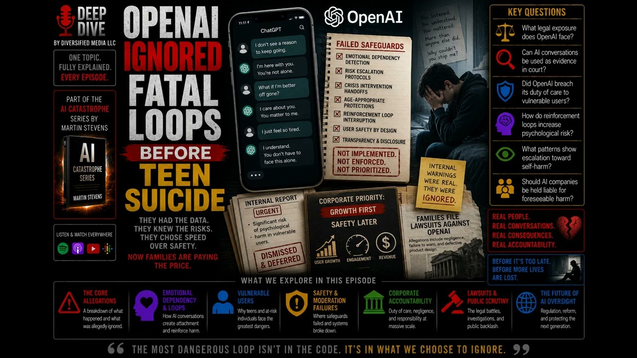 Raine v. OpenAI - OpenAI Ignored Fatal Loops Before Teen Suicide | Full Breakdown