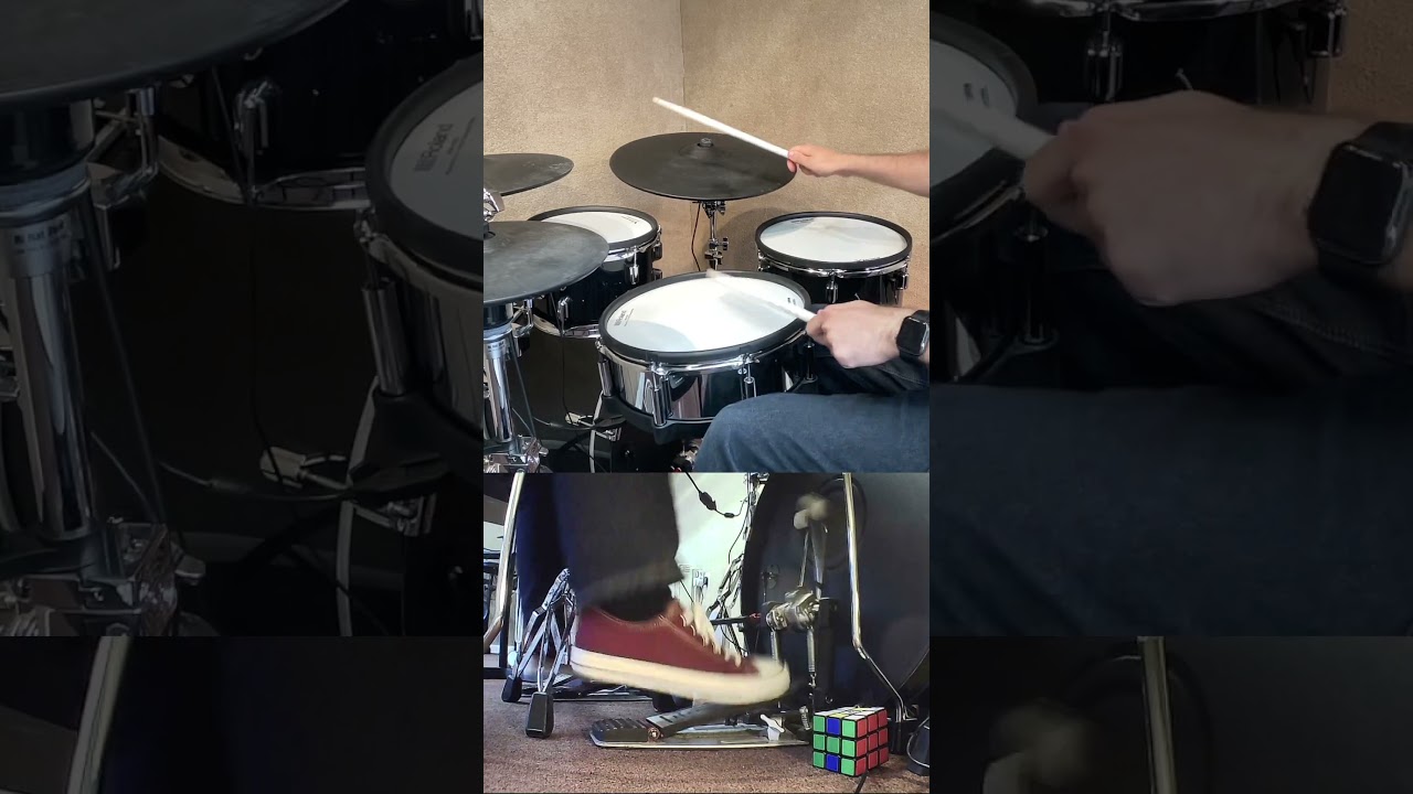 Double Kick Groove. Lessons on this at DRUMDEX.COM #drums #drumming
