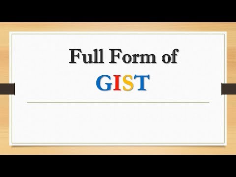 Full Form of GIST || Did You Know?