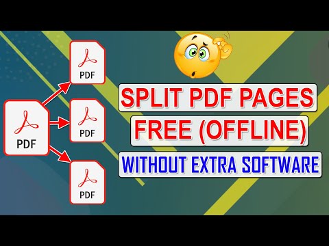 How to Split PDF Files | Separate Pages in PDF for Free