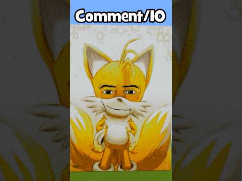 BEST Tails Pixel Art in Minecraft #shorts