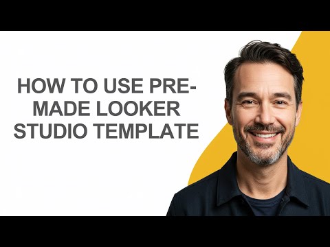 How to Use Pre-made Looker Studio Template - KevinHowTo