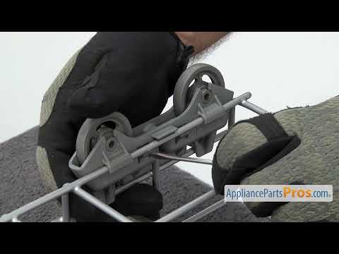 How To: Whirlpool/KitchenAid/Maytag Dishwasher Lower Dishrack Roller and Mount WPW10082868