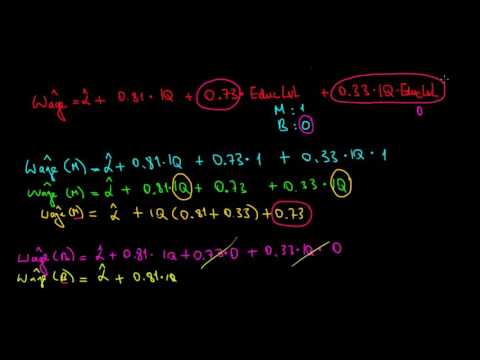 STATISTICS I How To Interpret An Interaction Effect With Dummy Variables I Example