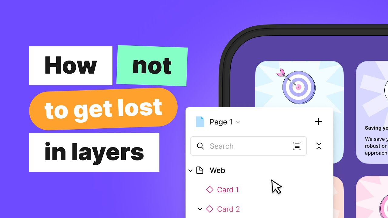 Smart layer organization of your design files