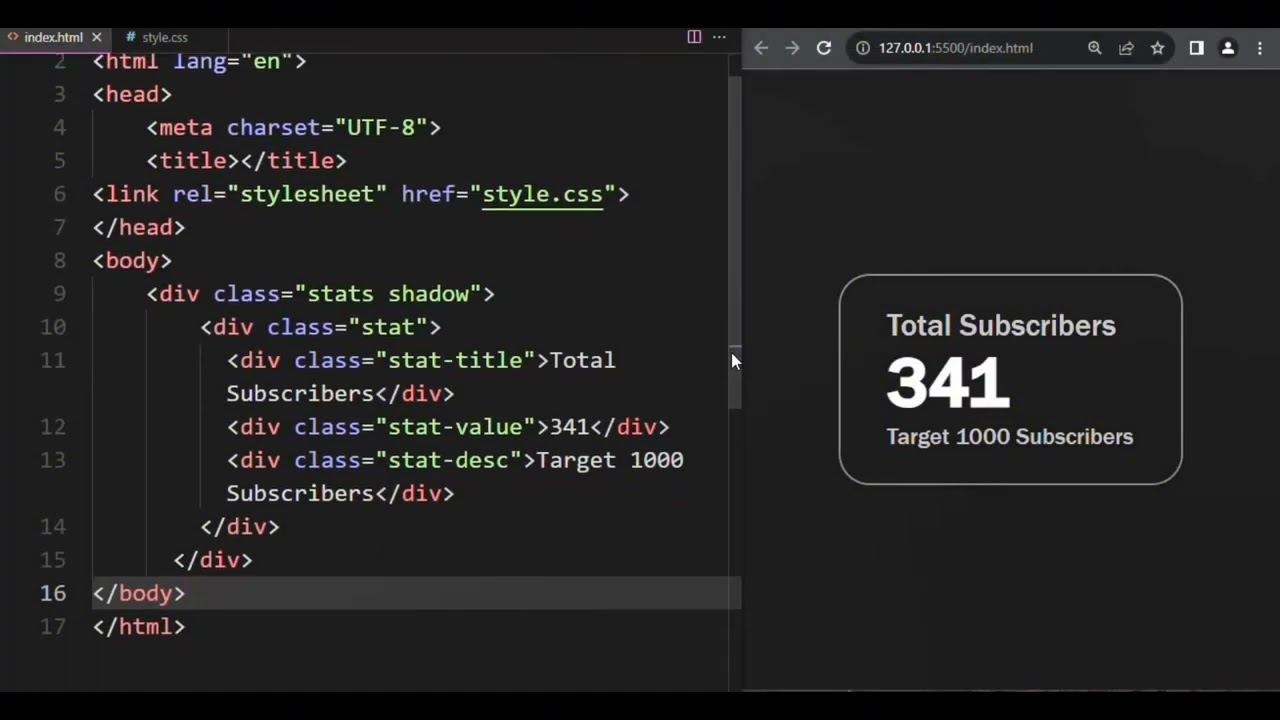 Just for fun some Html & CSS UI Design only 300 lines code