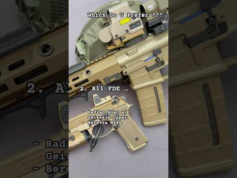 Which Color Scheme ?!?!? Black, FDE, or Both !!