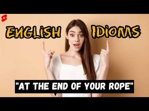English Idioms - "At the End of Your Rope" #Shorts #English #Vocablury #idioms (U can Subscribe 👇)
