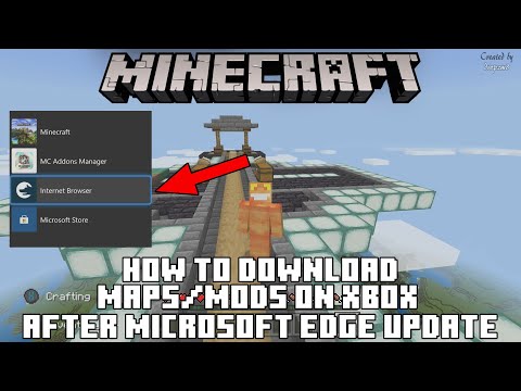 Minecraft - How to Download Maps/Mods on Xbox After Microsoft Edge Update