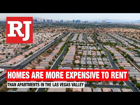 Homes are more expensive to rent than apartments in the Las Vegas Valley
