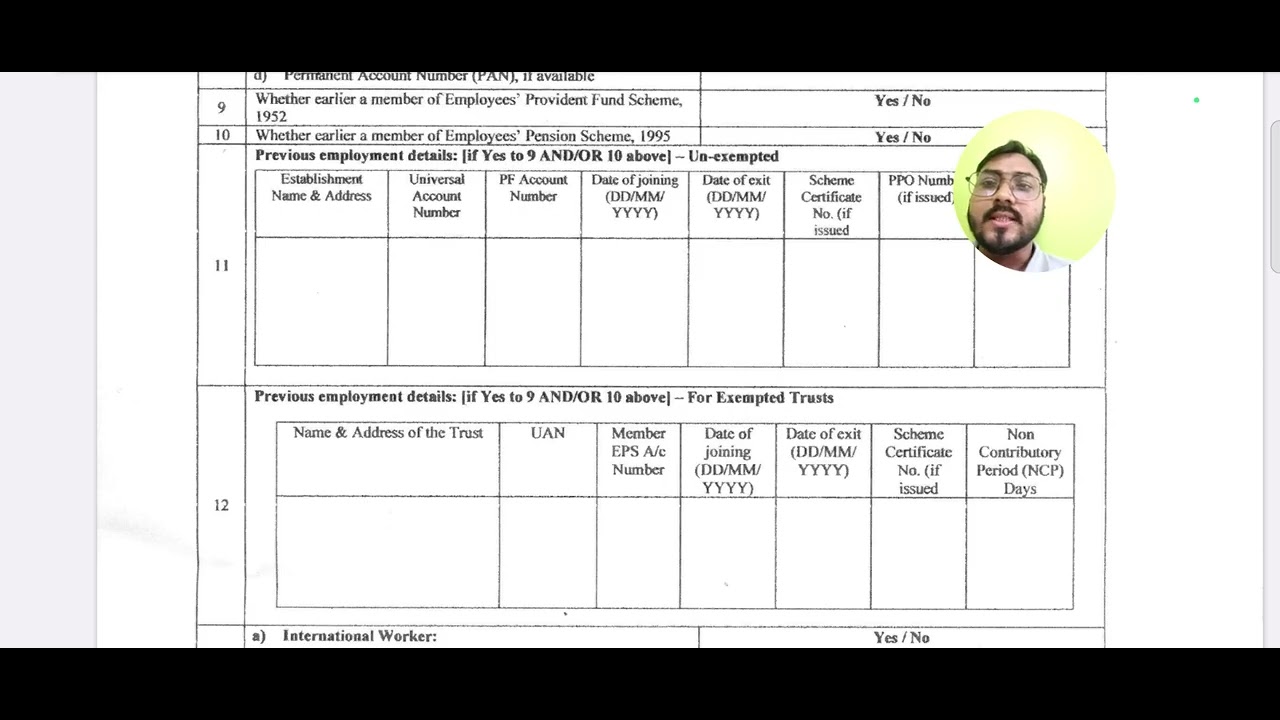 Form 11 Fillup - Accenture 