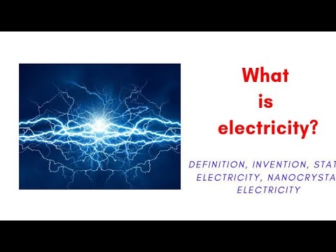 what is electricity? urdu/hindi