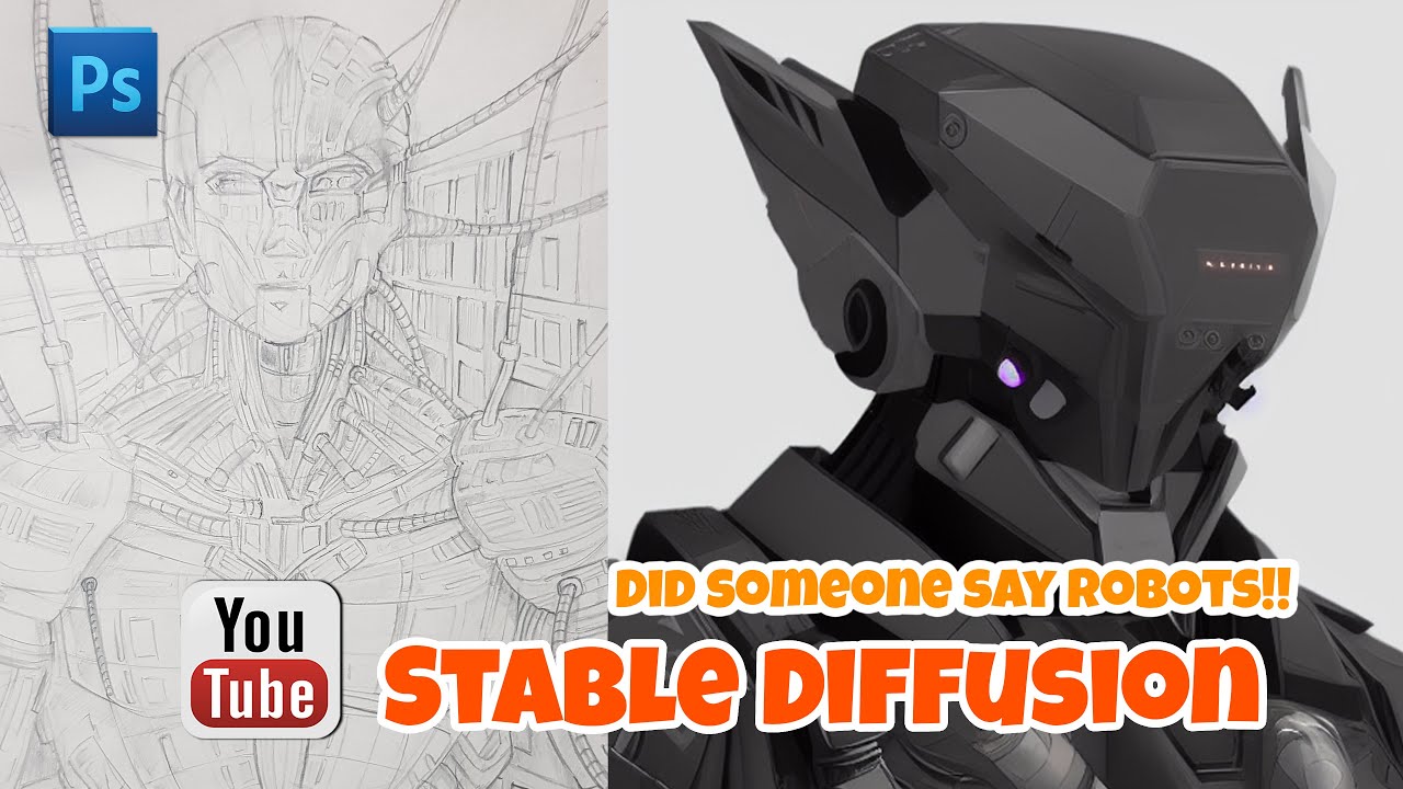 Generate ROBOTS in Stable Diffusion