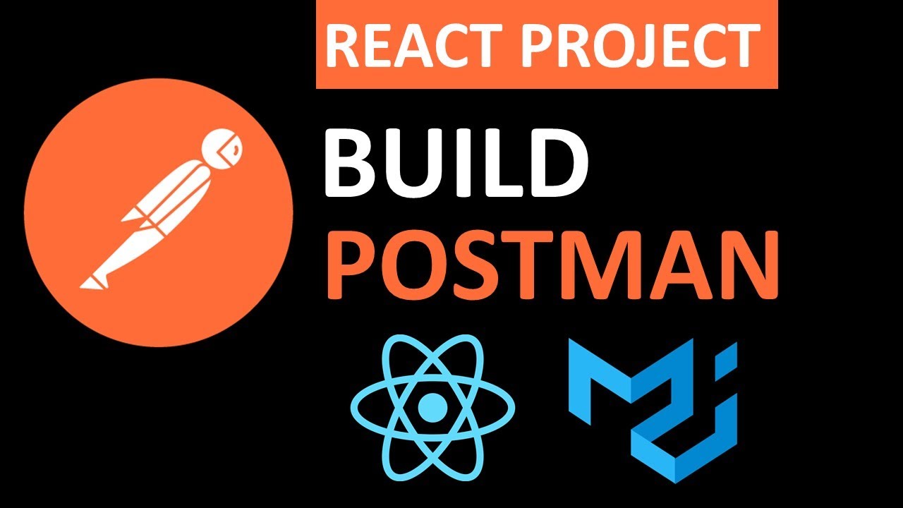 1/2 - Postman Clone | GET POST Request Website | React and Material UI