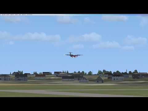 ATR-72 landing at Brunswick GA (BQK)