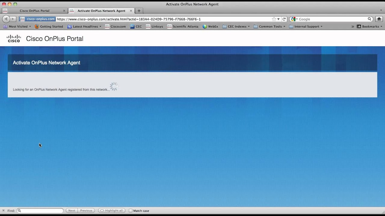 Activating Cisco OnPlus Service
