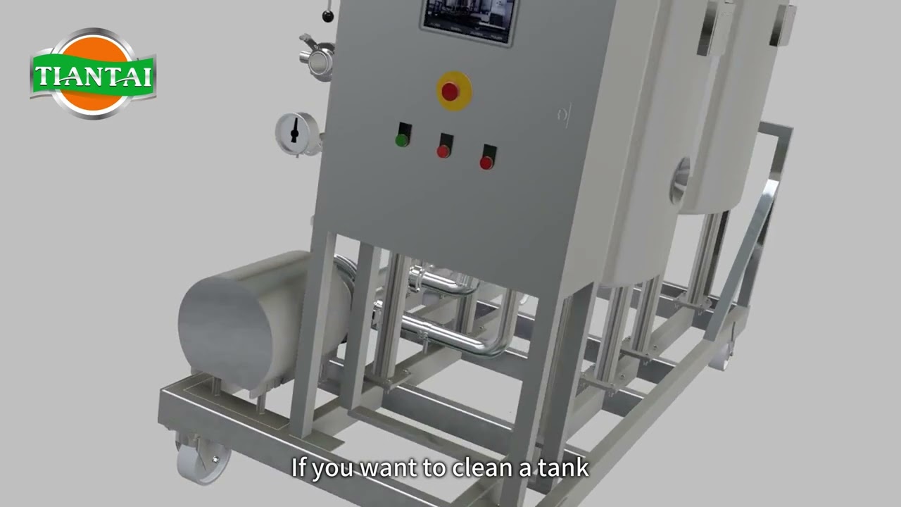 How to choose and configure CIP cleaning system in a brewery？