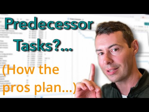 Project Management - Use project predecessors like a pro!