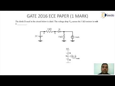 Solving Diode Numericals: 5 - Concept of Diode - GATE Analog Electronic Circuits Explained Video ...