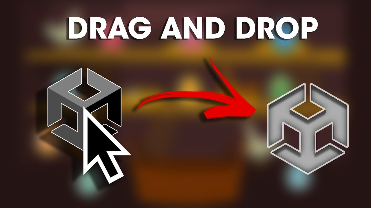 How to Drag and Drop objects using mouse | #unityin60sec