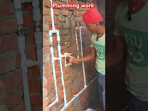 Plumming work in bathroom || bathroom plumming work details @RamjankiConstruction #plumbing