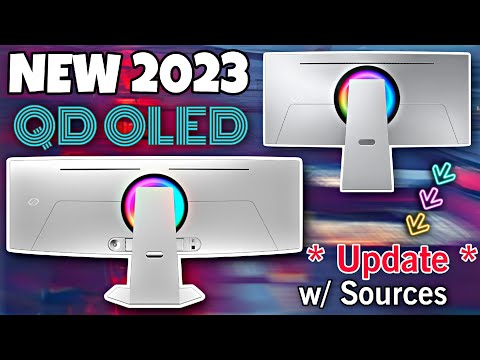 New QD OLED 2023 Monitors Leaked! 240hz, 30% Brighter & 2X Burn In Protection G95SC S49CG954SN