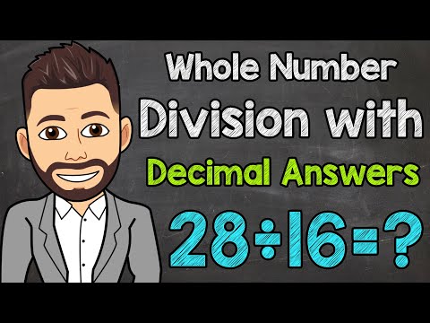 Whole Number Division with Decimal Answers | Math with Mr. J