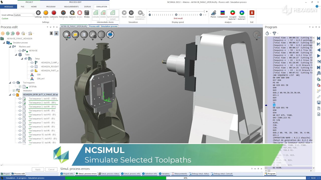 Simulate Selected Toolpaths | Tutorial