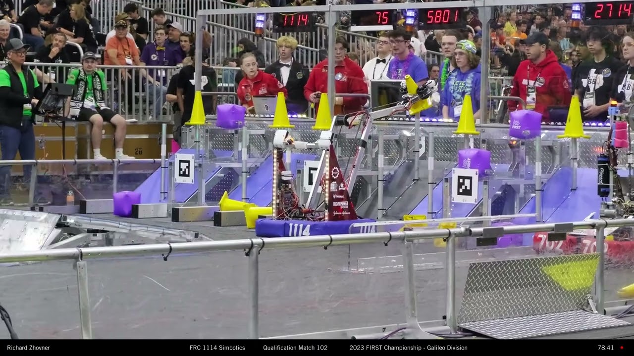 2023 GALILEO Q102 / FRC 1114 Simbotics / CLEAN ROBOT VIDEO - Robot ...