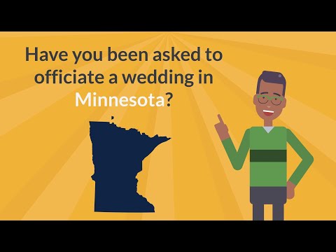 How to Get Ordained In Minnesota to Officiate a Wedding