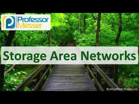 Storage Area Networks - N10-008 CompTIA Network+ : 1.7