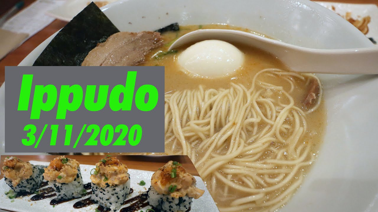 Tried out Ippudo ramen in the Philippines on 3/11/2020