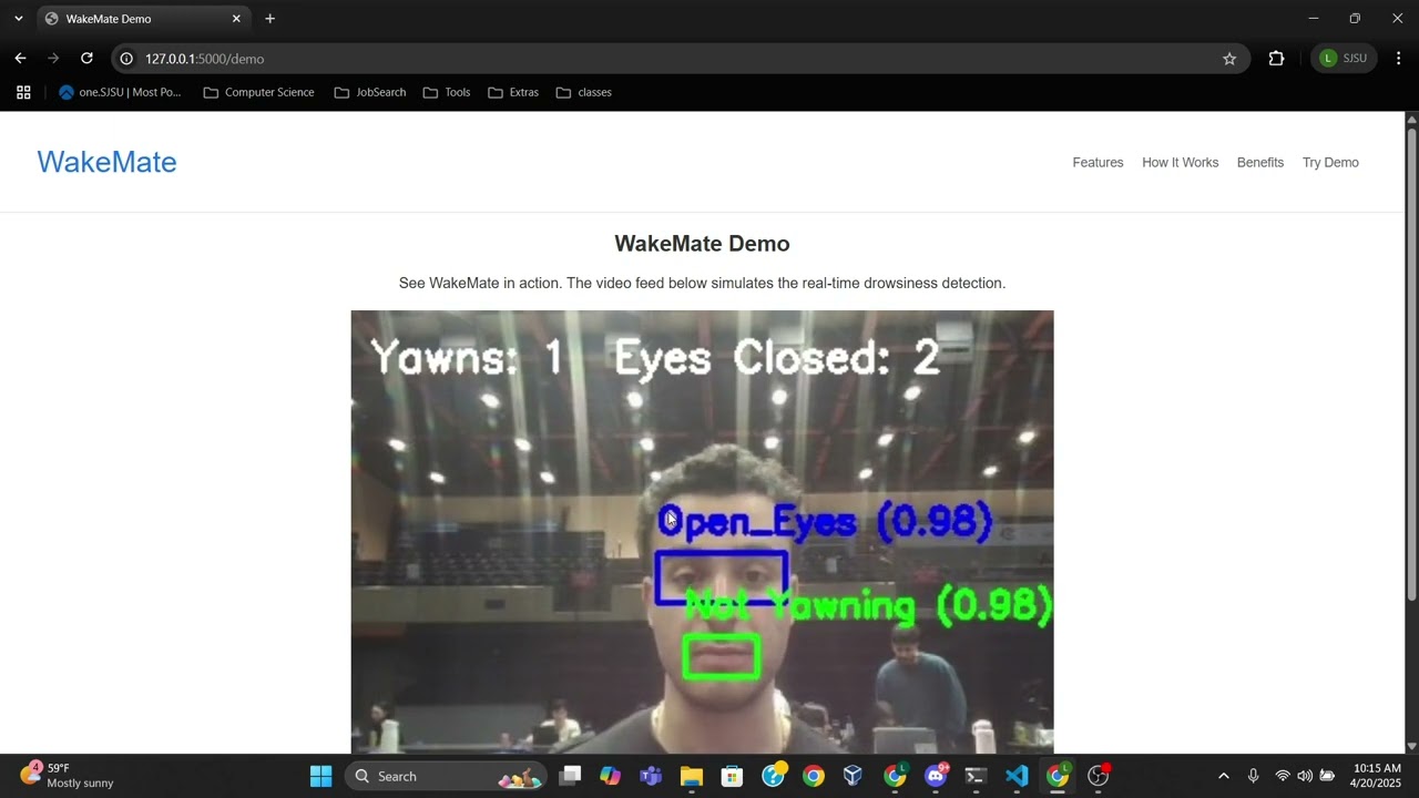 WakeMate: HackDavis 2025 Devpost Submission