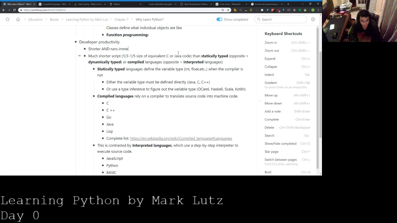 PYTHON FROM SCRATCH DAY 0: Learning Python by Mark Lutz Chap 1