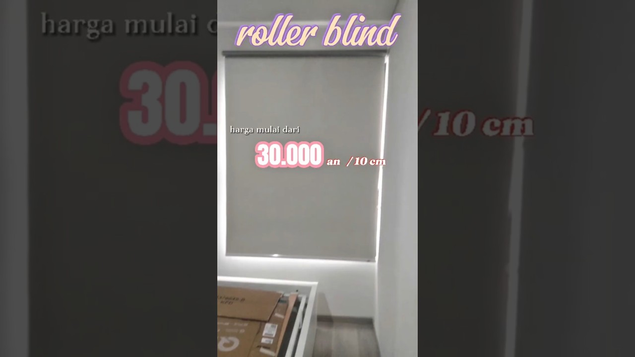 ROLLER BLIND harga mulai dari 30.000an saja per 10cm... yuk cek toko kami