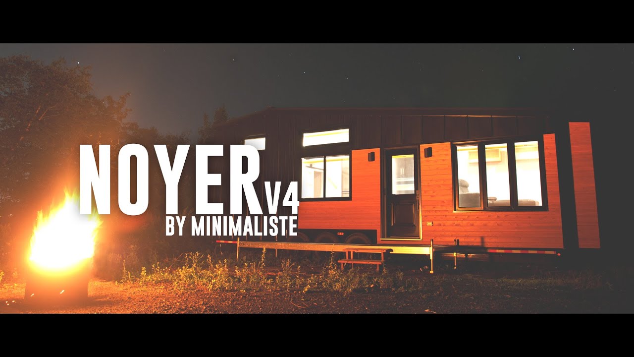 Custom high-tech tiny house with smart toilet