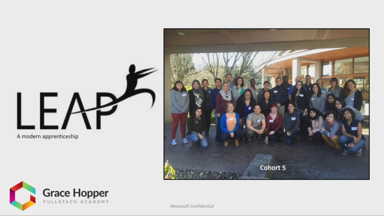 Microsoft LEAP Program at Grace Hopper Program