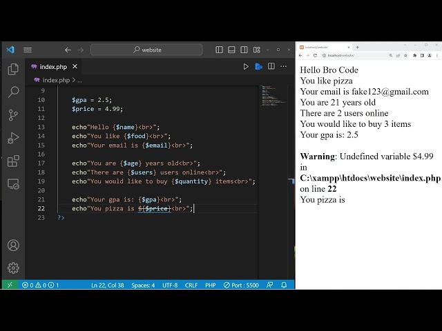 Understanding PHP Variables and Data Types | Galaxy.ai