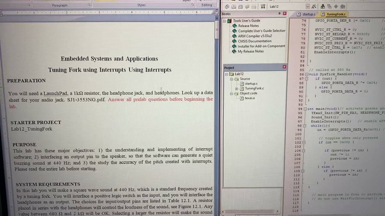Lab 12 -Hardware debug on Real board