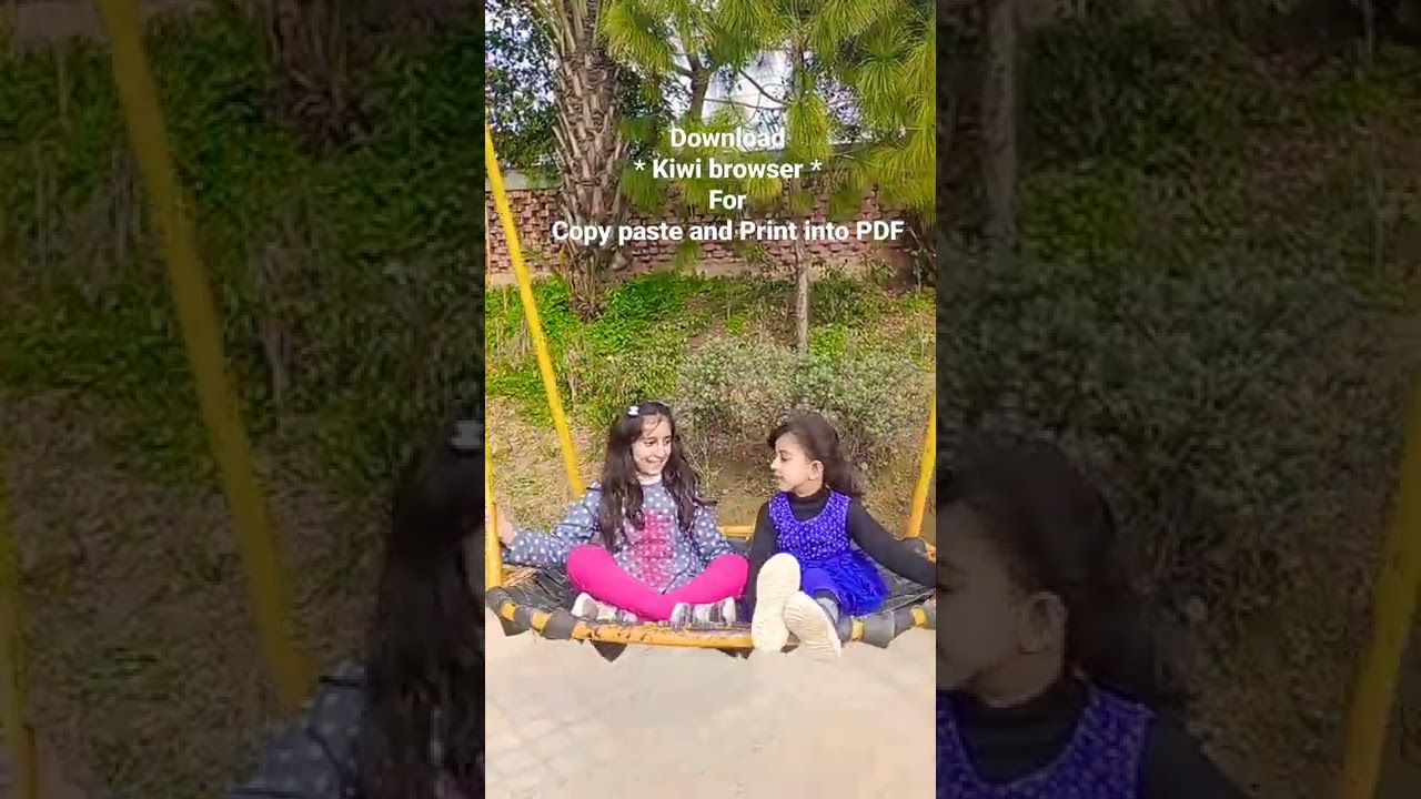 Copy Paste and download files into PDF through kiwi browser