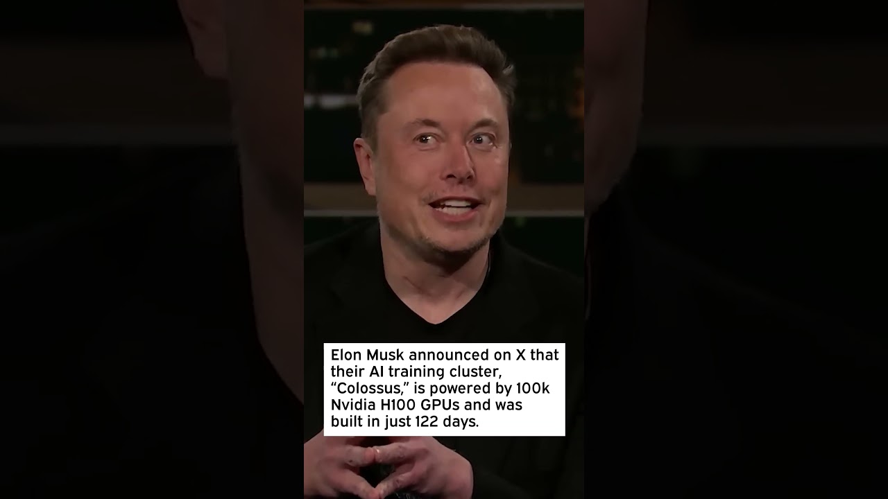 xAI Unveils World's Most Powerful AI System, Colossus, Powered by Nvidia #NVDA #xAI #ElonMusk