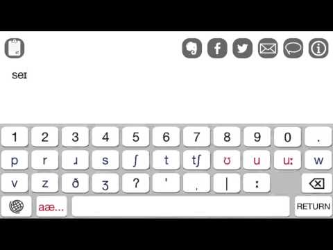 English Phonetic Keyboard with IPA symbols