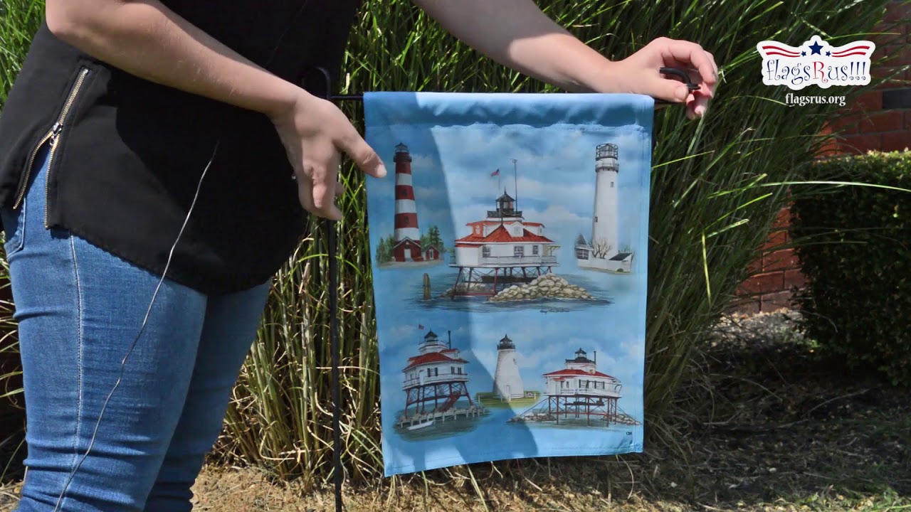 How to Hang a Garden Flag