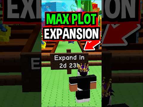 MAX PLOT EXPANSION in Roblox Grow a Garden..