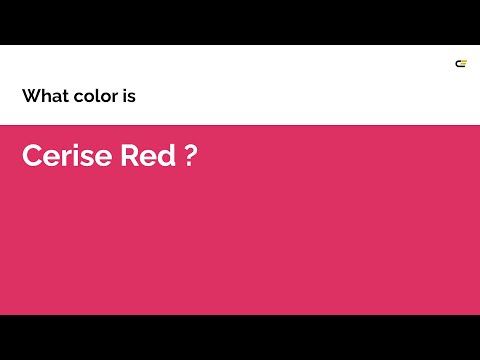 Cerise Red color #de3163 hex color - Violet color - Cool color de3163
