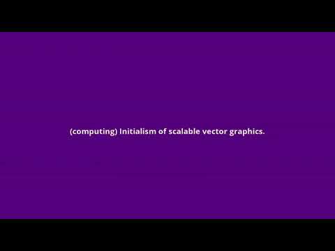 what is the meaning of SVG