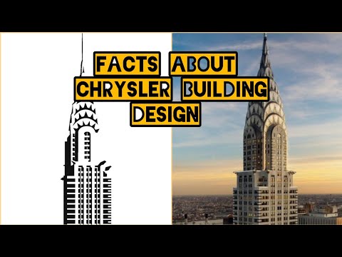 Interesting facts about Chrysler building design New York|unique building designs EP 2|| #ArtDeco
